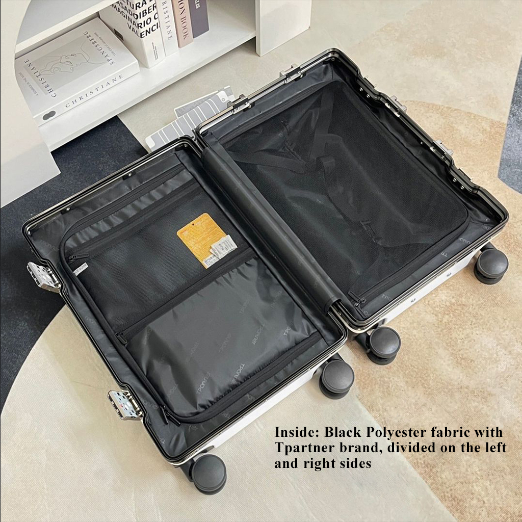 [Durable] TITANIUM SERIES Travel Suitcase TSA Lock Aluminum Structure ...