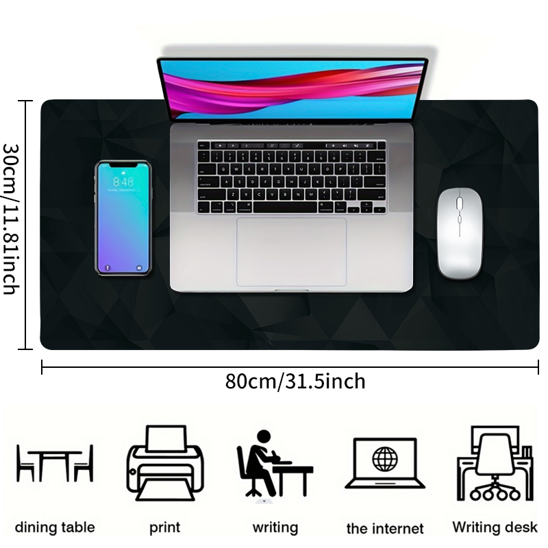 Anti-slip rubber gamer mouse pad laptop mouse pad | Shopee Philippines