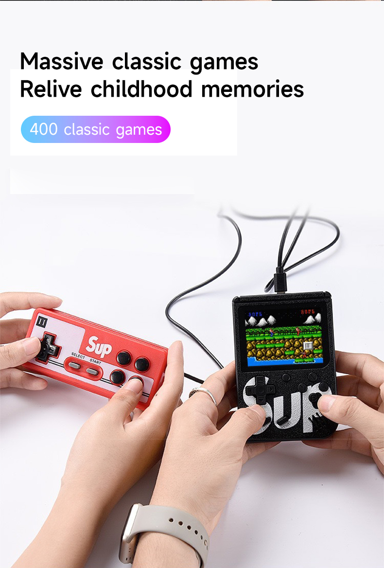 Qeeboo 400 In 1 Gameboy Portable 3 Inch Retro Mini Pocket Game Machine ...