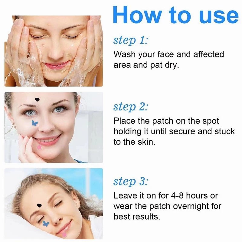 Acne Pimples แผ่นแปะสิว Cute Character Star Heart Butterfly Agne Acne ...