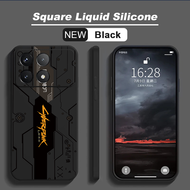 Luxurious Phone Casing For POCO X6 Pro 5G Case Silicon Soft Dustproof ...