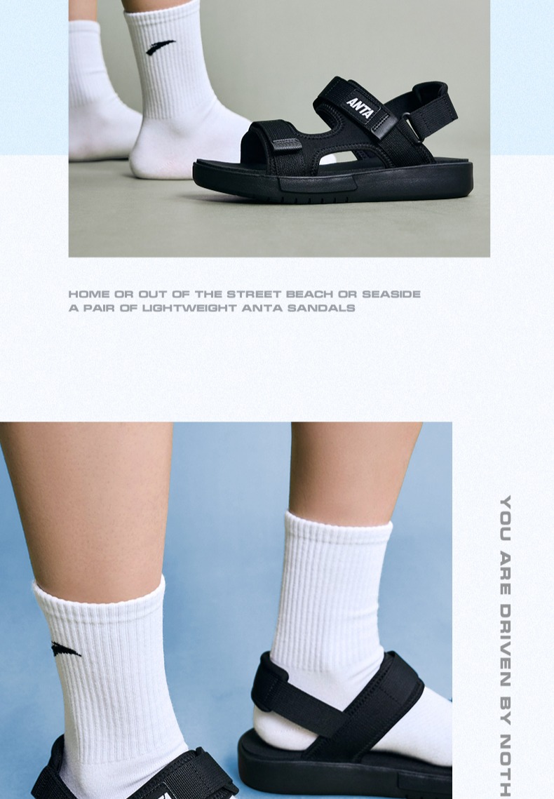 ANTA Men Sports Sandal Slippers Anti-skid Soft-soled Durable Non-slip ...