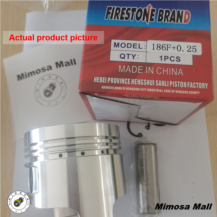 Mimosa Assembly Assy Piston 186F 0.25 Aircooled Diesel Engine Yamma ...
