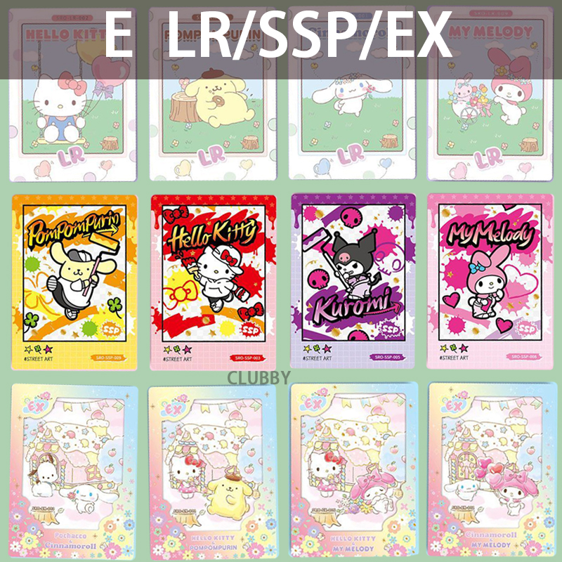 Sanrio gift Card Kuromi Melody Peripheral Rare SSR/UR/CR Flash Cards ...