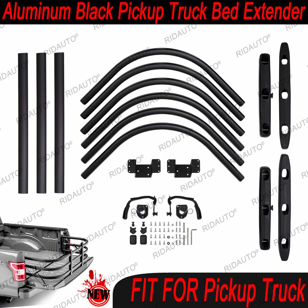 Truck Bed Extender Aluminum Retractable Tailgate Extender Adjustable ...