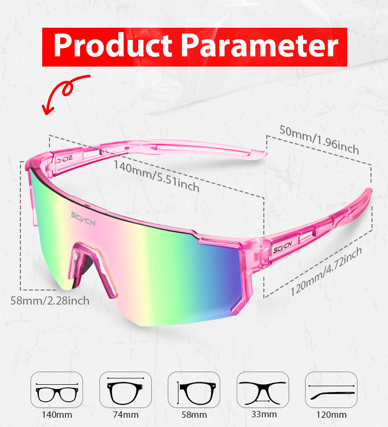 Scvcn Fashion Sunglasses Cool Summer Men Women Luxury Glasses Outdoor Sports Runing Drving ...