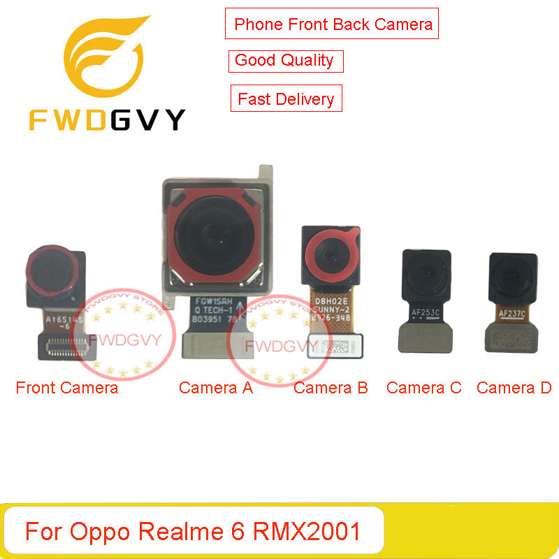 FWDGVY For Oppo Realme 6 RMX2001 Front Back Camera Main Frontal Facing ...