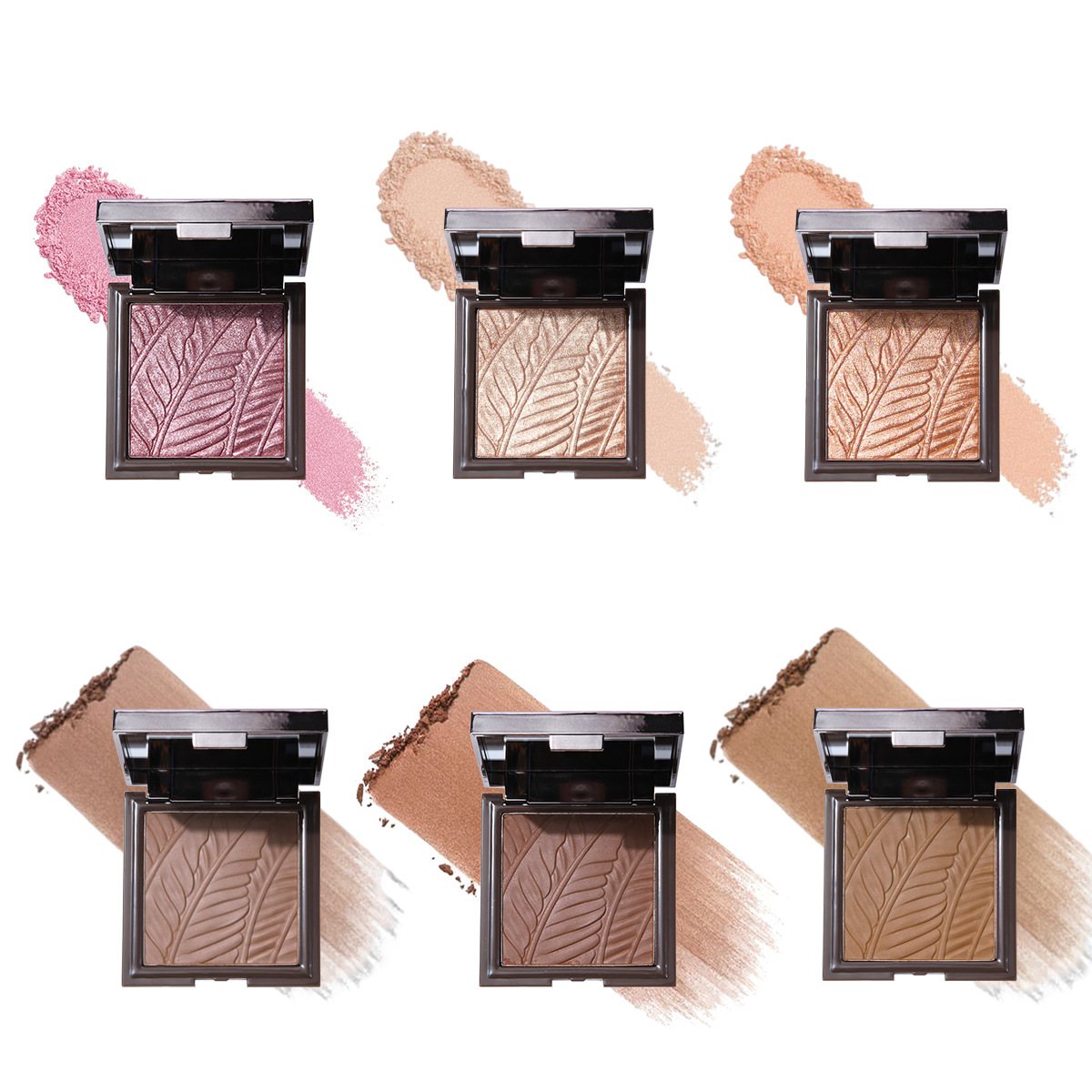 Bronze Golden Highlighter Powder Contouring Plate Three-Dimensional ...