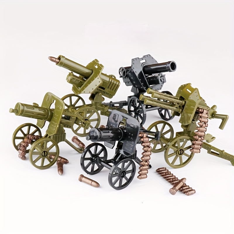6pcs MOC Small Particle Minifigure Scene Matching High-Range Machine ...