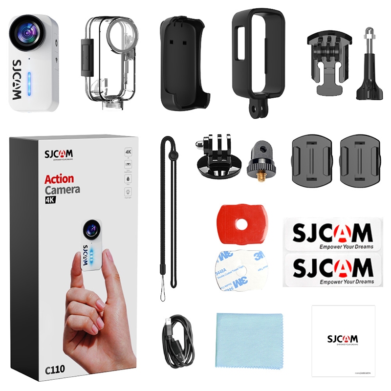 SJCAM C110+ Action Camera 4K Full HD Mini Camera Wifi Dual Anti Shake ...