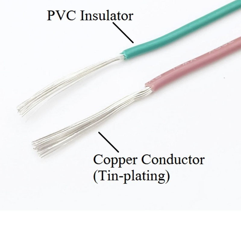 1Meters UL1007 Wire 30/28/26/24/22/20/18/16 AWG PVC Insulation Tinned Copper Electronic Cable ...