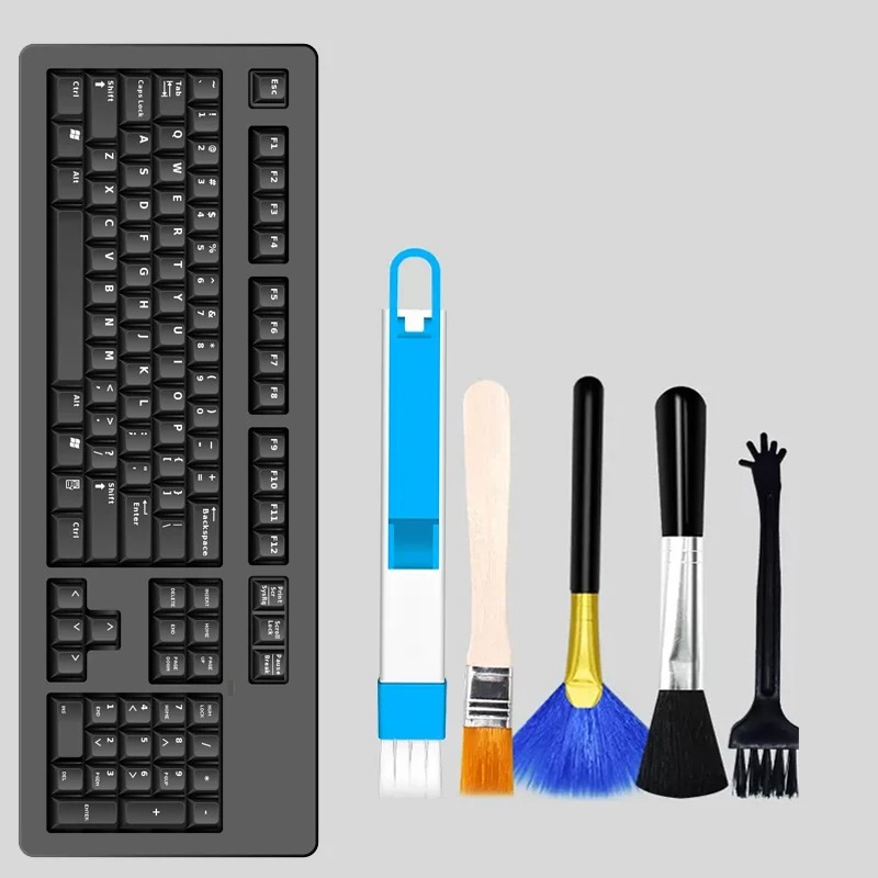 Keyboard Brush Cleaner with Brush Computer Cleaning Kit Soft Gap Dust ...