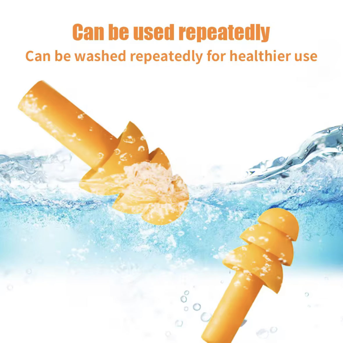 Swimming Earplugs Waterproof Professional Nose Clip Set Children Adult Universal with Rope Anti ...