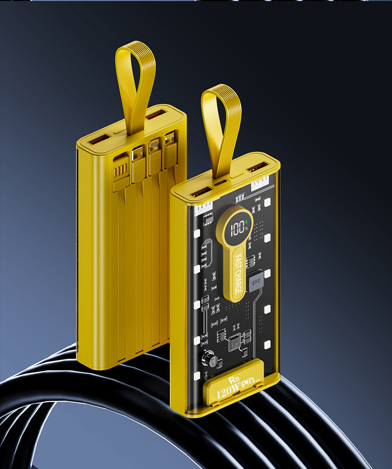 NEW RII 4in1 PD120W with 20000mAh Fast Charging Power Bank with Type-C ...