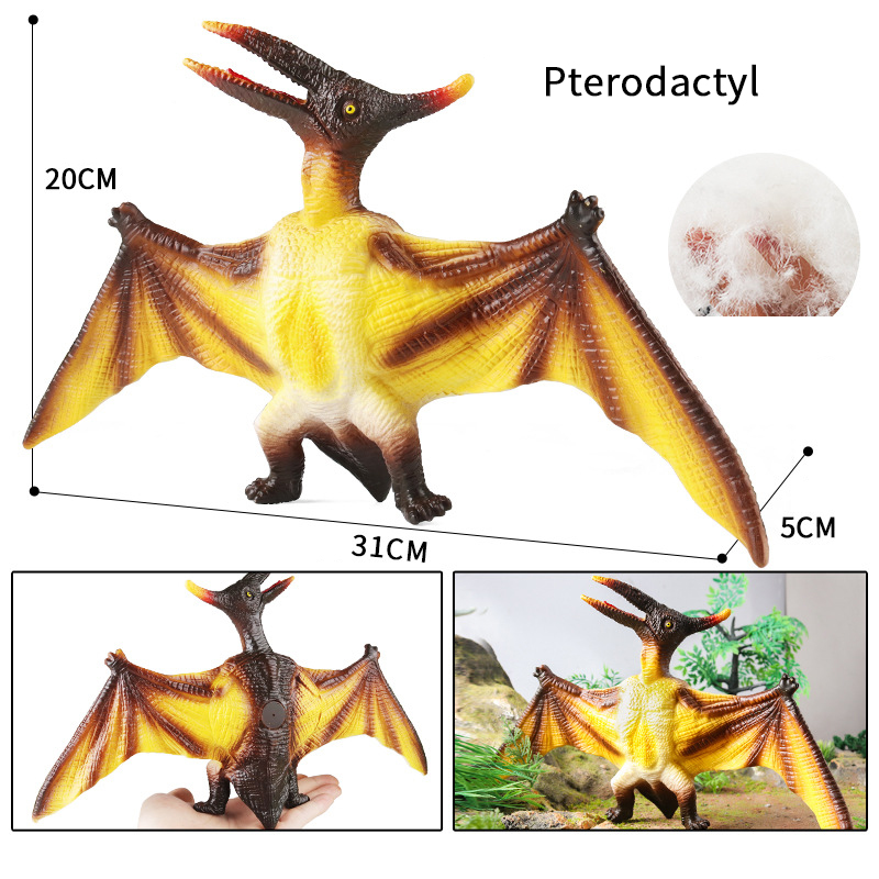 Soft Rubber Dinosaur Quetzalcoatlus Pterosaur Pterodactyl Jurassic ...