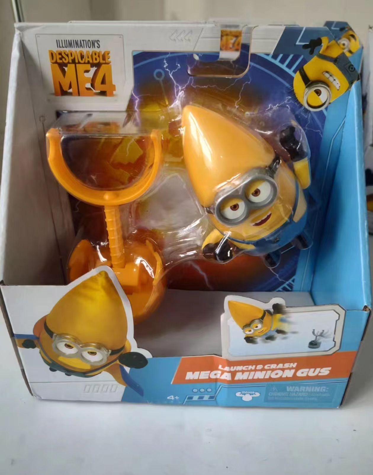 Minions DESPICABLE ME 4 Launch & Crash Mega Gus Action Figure | Launch ...