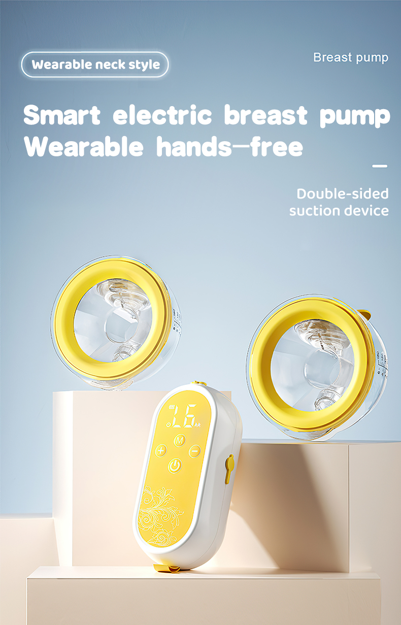 Hands-free Double Electric Breast Pump Wireless Breastpump Multi ...