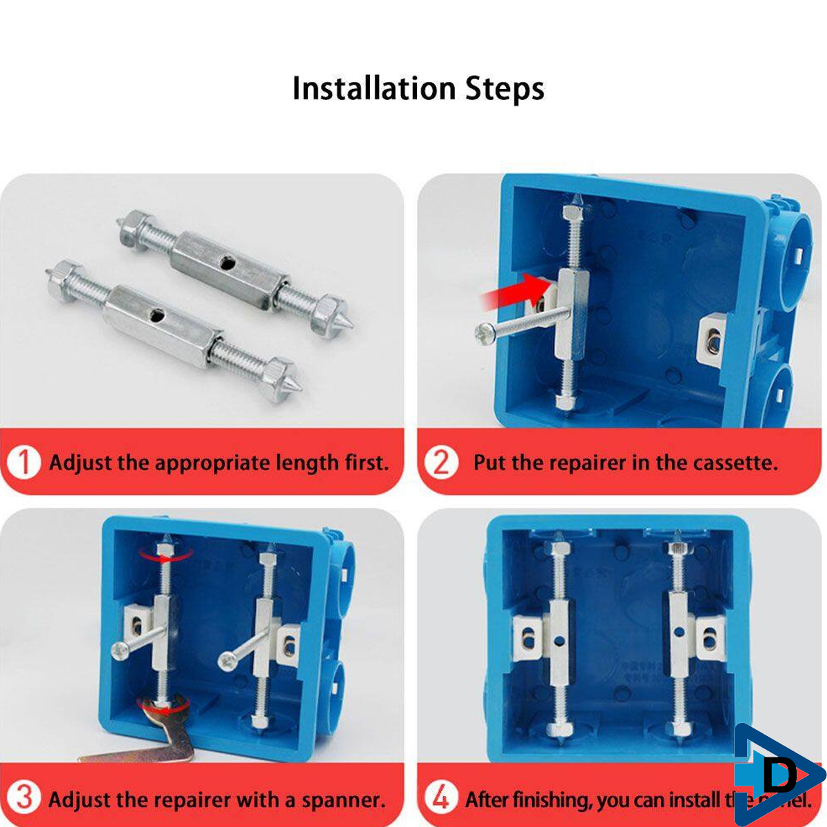 Box Repair Electrical Tools Switch Socket Cassette Screws Support Rod ...