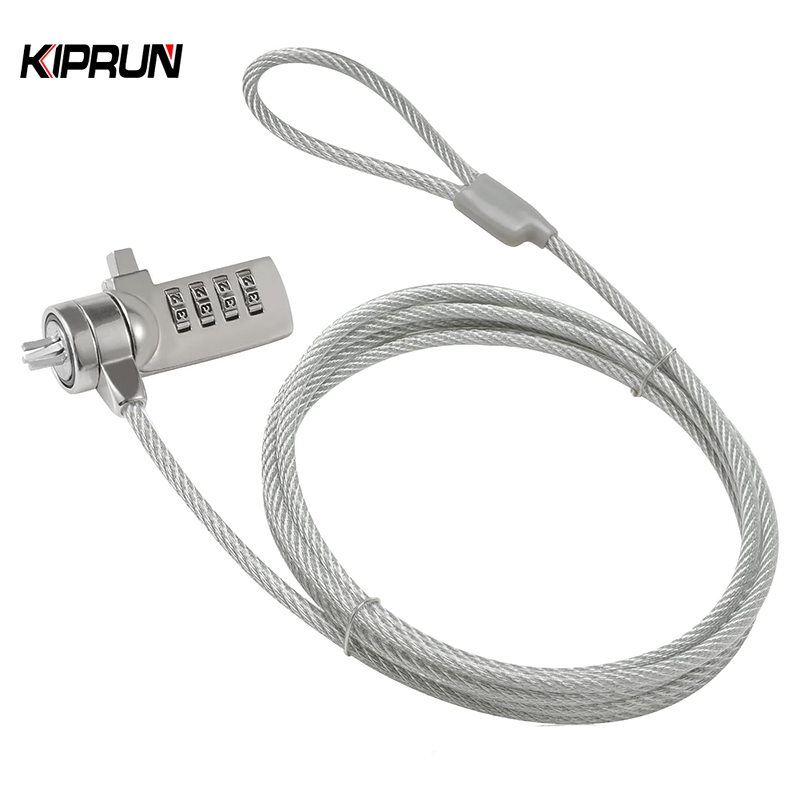 KIPRUN Laptop Cable Lock, Zinc Alloy Computer Security Lock, 4 Digit ... KIPRUN Laptop Cable Lock, Zinc Alloy Computer Security Lock, 4 Digit ...