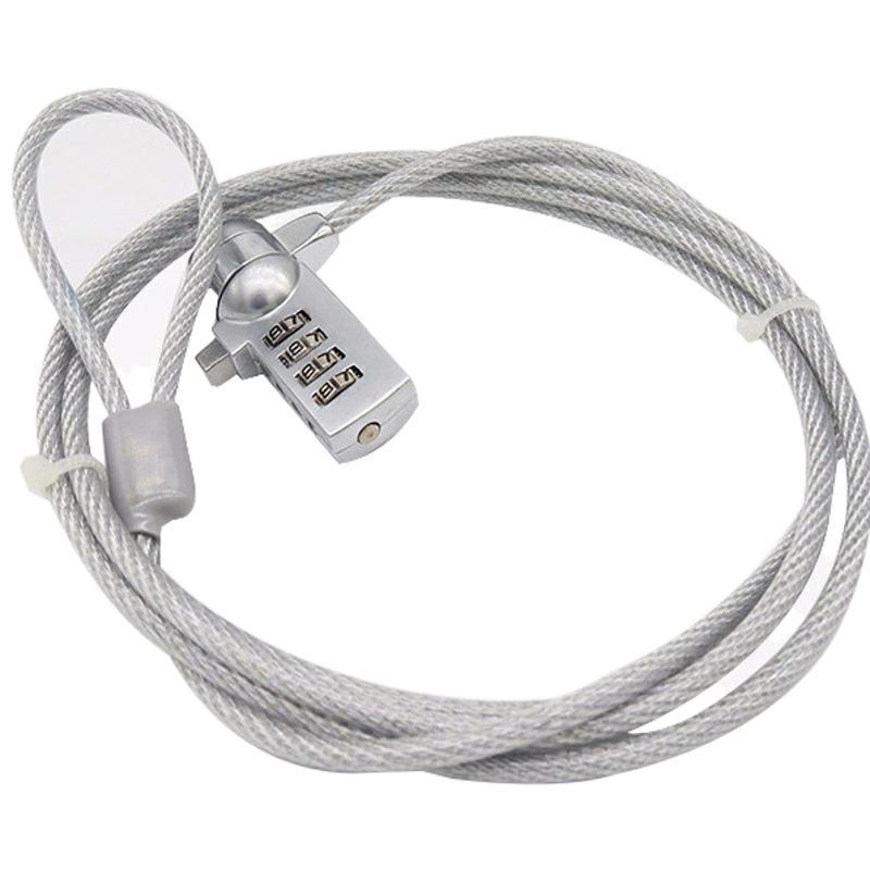 KIPRUN Laptop Cable Lock, Zinc Alloy Computer Security Lock, 4 Digit ...