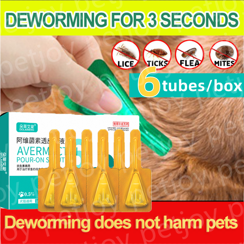 6tubes/box Flea And Tick Remover for DOG&CAT Anti Garapata For Dog Pets ...