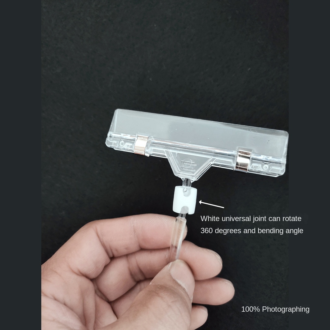 3Pcs/Set Shelf Clip Price Tag Tag Tag Advertising Clip Bracket Sign ...