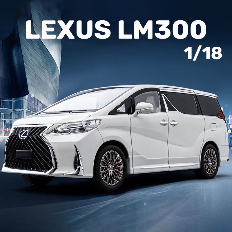 1:18 Scale LEXUS LM300 Alloy Car Model Diecast Car Sound Light Car Lovers Collection Kids ...