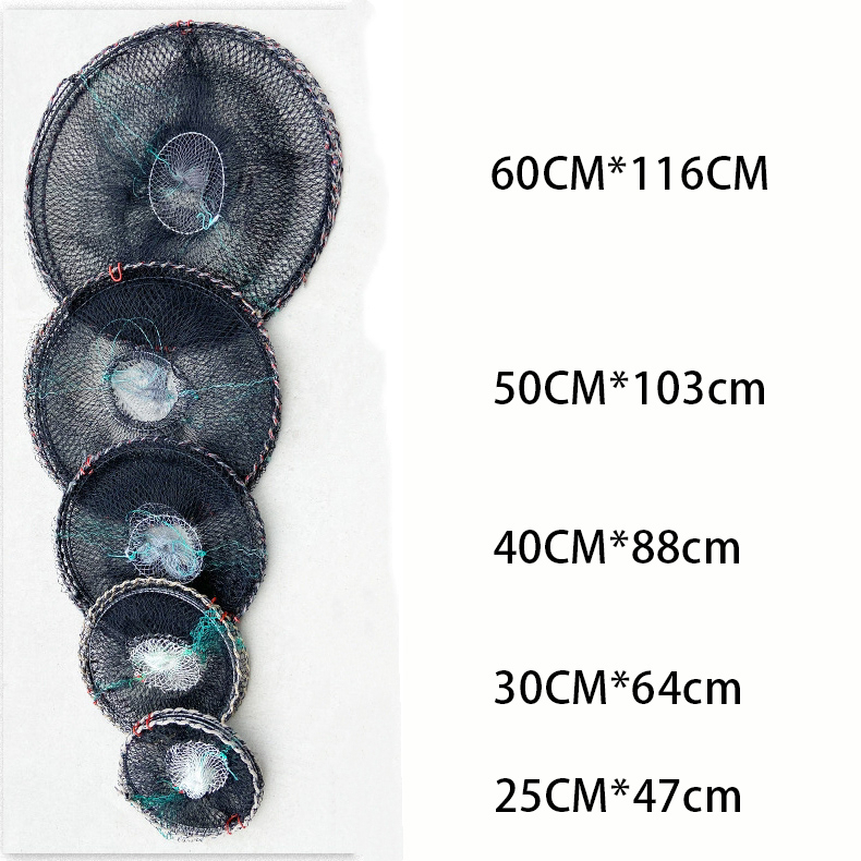 Folding Fish Trap Shrimp Cage Fishing Crab Catching Fishing Tools Bait ...