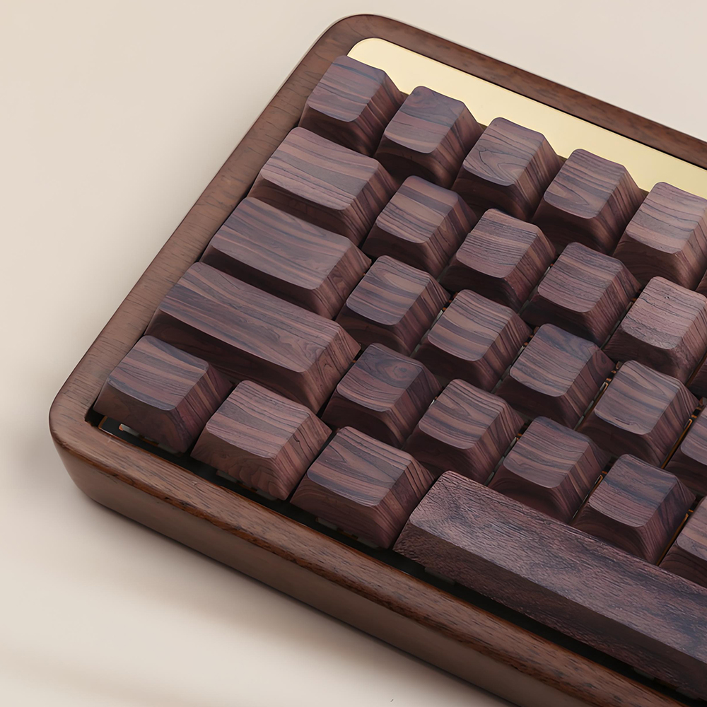 Wood Grain Keycaps/set 131Keys Dye-Sublimation Cherry Profile Side ...