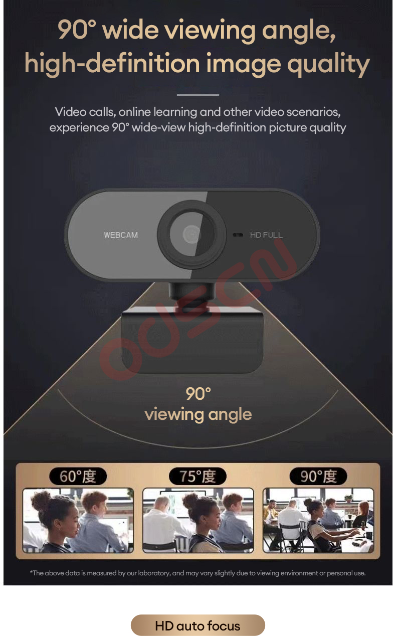 ODSCN Webcam 2K/ 1080P/ 720P Full HD Video Call For PC Laptop With ...