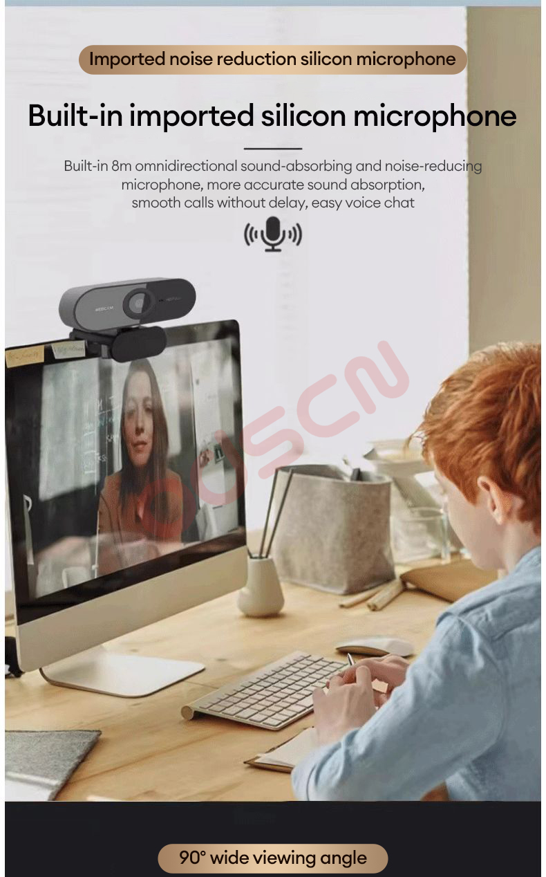 ODSCN Webcam 2K/ 1080P/ 720P Full HD Video Call For PC Laptop With ...