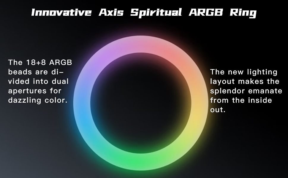 Jungle Leopard Transwarp CPU Fan ARGB 120mm 5V 3PIN Ring Aperture ARGB ...