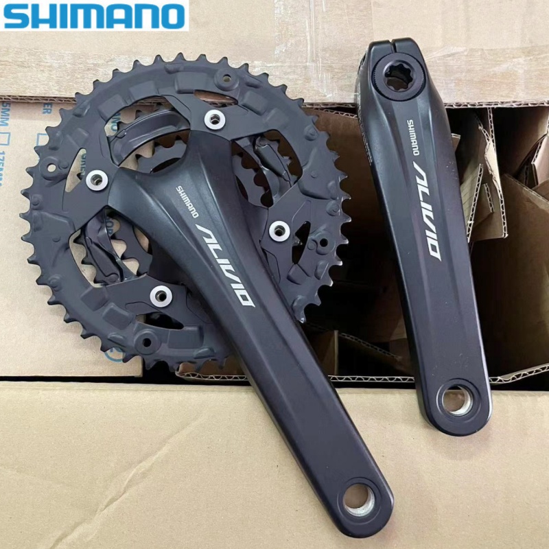 Shimano Alivio FC-T4060 44-32-22T 3×9 Speed MTB Mountain Bike Crankset 170 mm HollowTech ...
