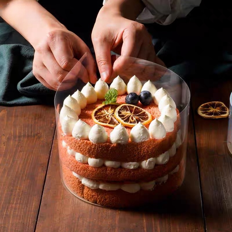 10/12cm Clear Cake Film/Acetate Film Sheet/Acetate Cake Collar/Acetate ...