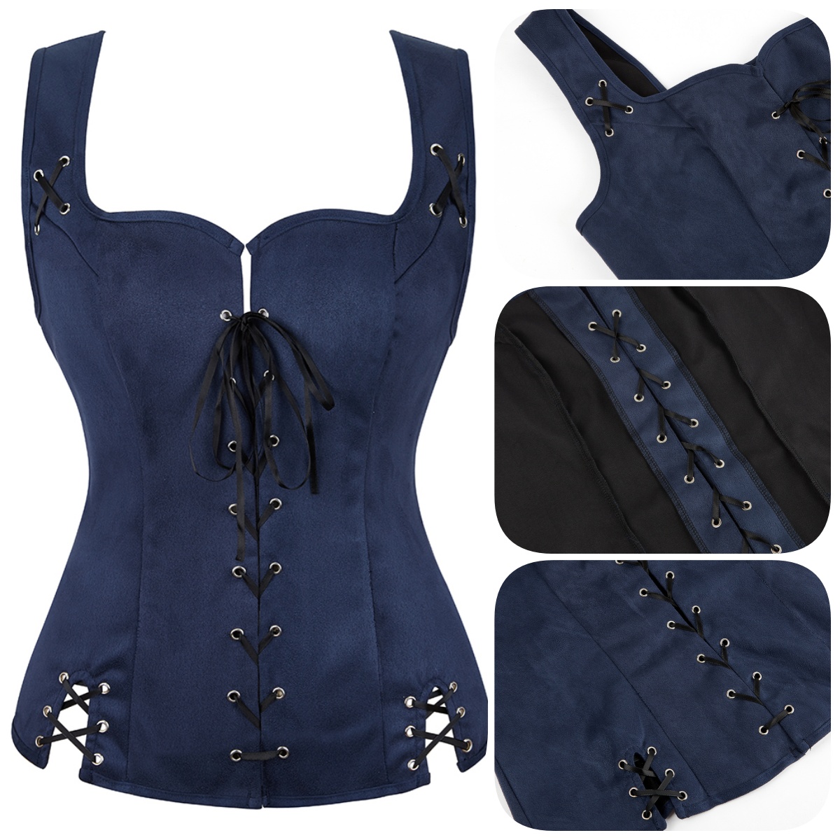 Women Corset Top Women's Pirate Corsets Steampunk Straps Bustiers Adult ...