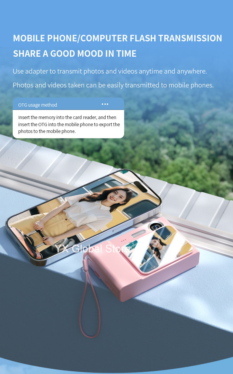 4K digi cam Beginner's camera with mirror 48MP HD Autofocus Camera ...