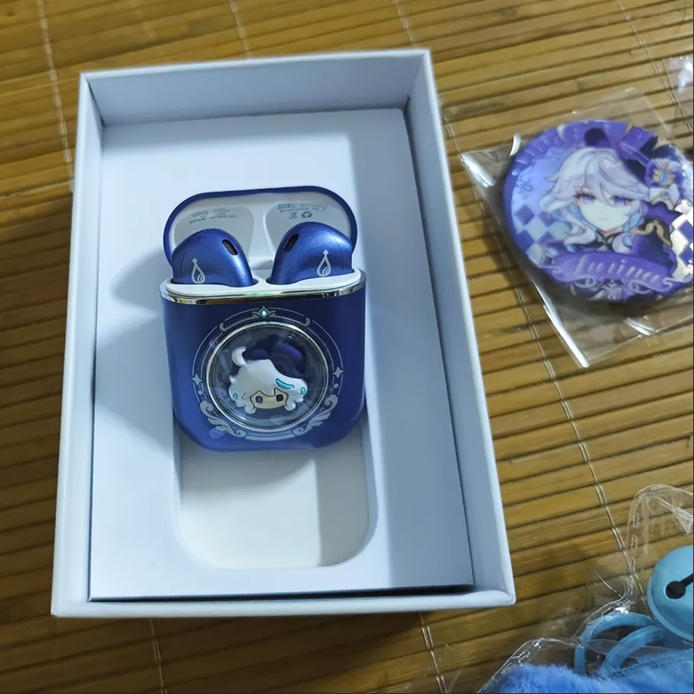 【Freebies】New Furina Genshin Impact Wireless Bluetooth 5.3 Earphones ...