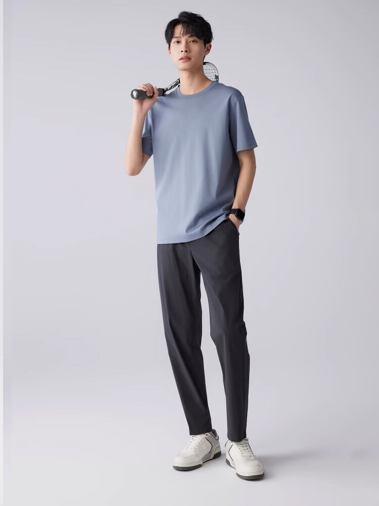 9038 New Style Long Pants Men's Casual Pants Men's Slim-fit Small ...