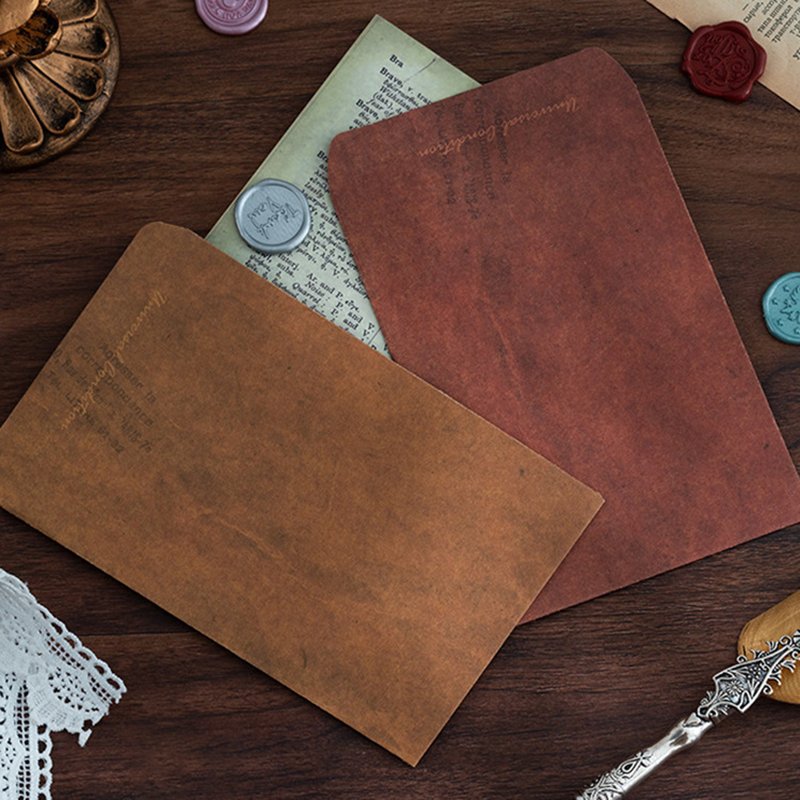 Vintage Kraft Paper Envelopes for Letter Pads Christmas Gifts Wrap Bag ...