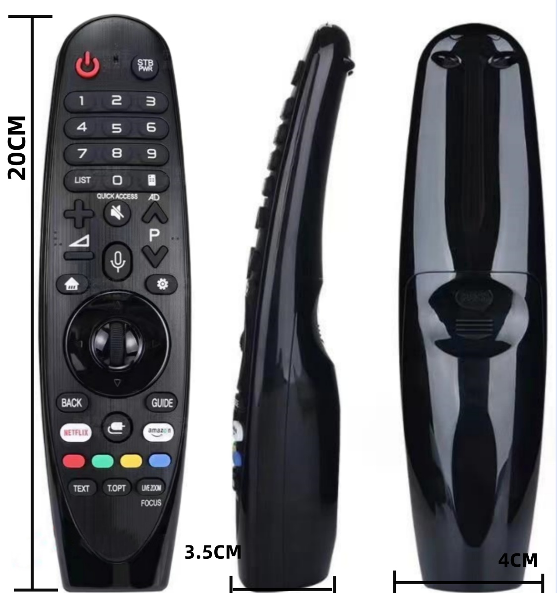 IR Remote Control Suitable for LG Smart TV, including Netflix ...