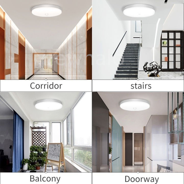 LED Induction Ceiling Light Acousto-optic Intelligent Induction Light ...