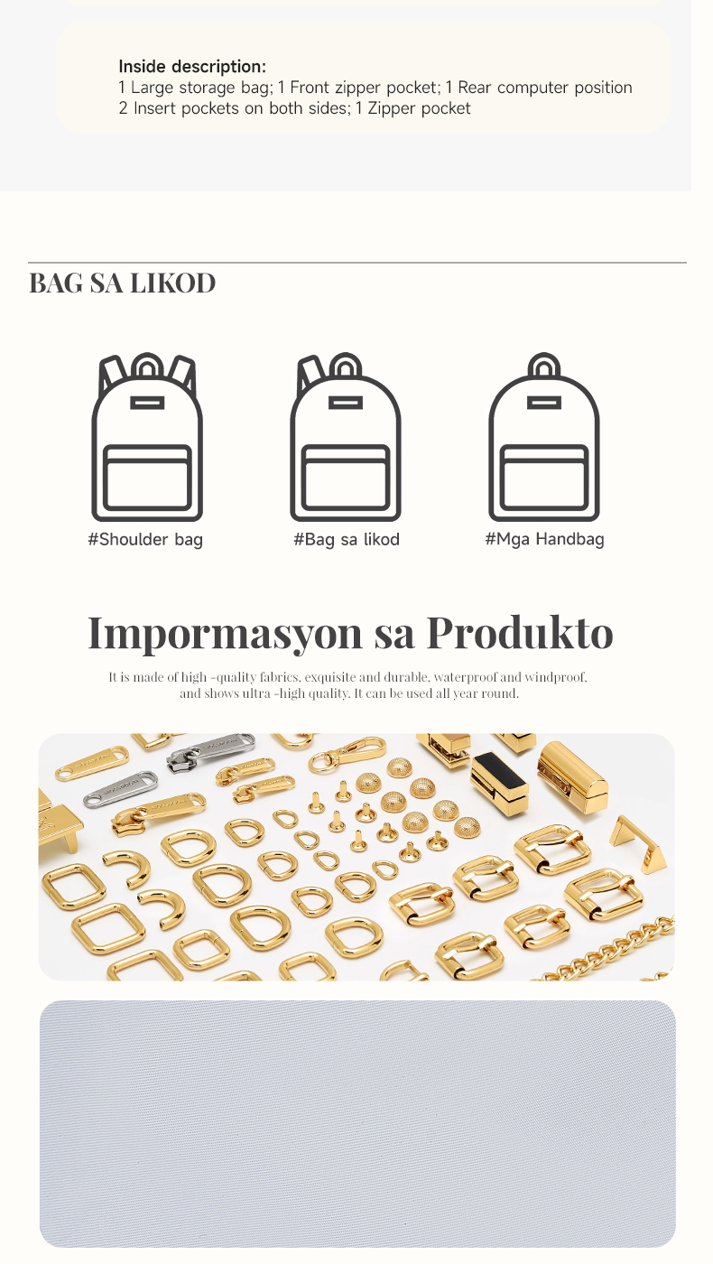 MOSSDOOM Boutique Women's Backpack Fashion College Backpack | Shopee ...