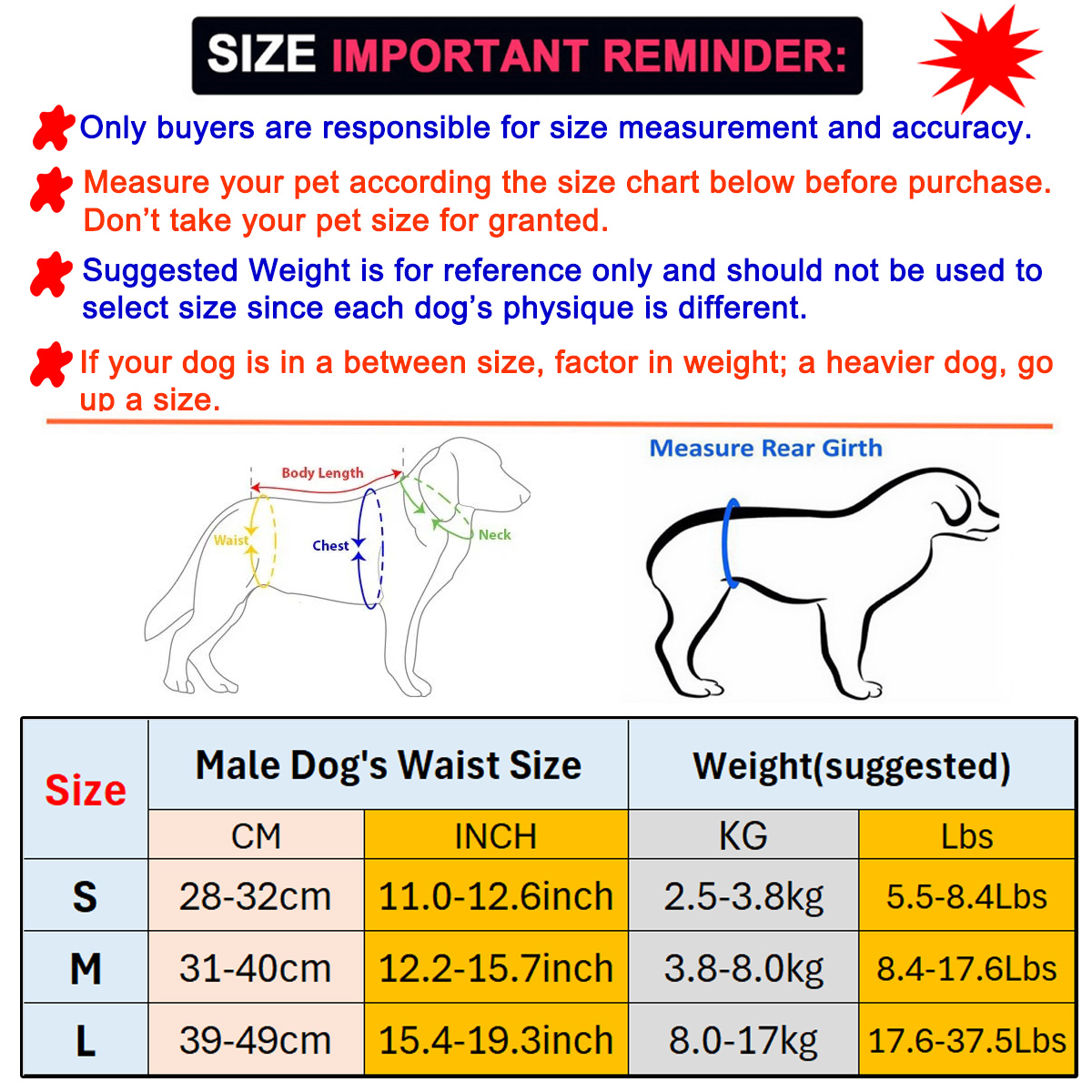 Washable Male Dog Belly Band Stylish Pattern Diaper Wrap for Male Dogs ...