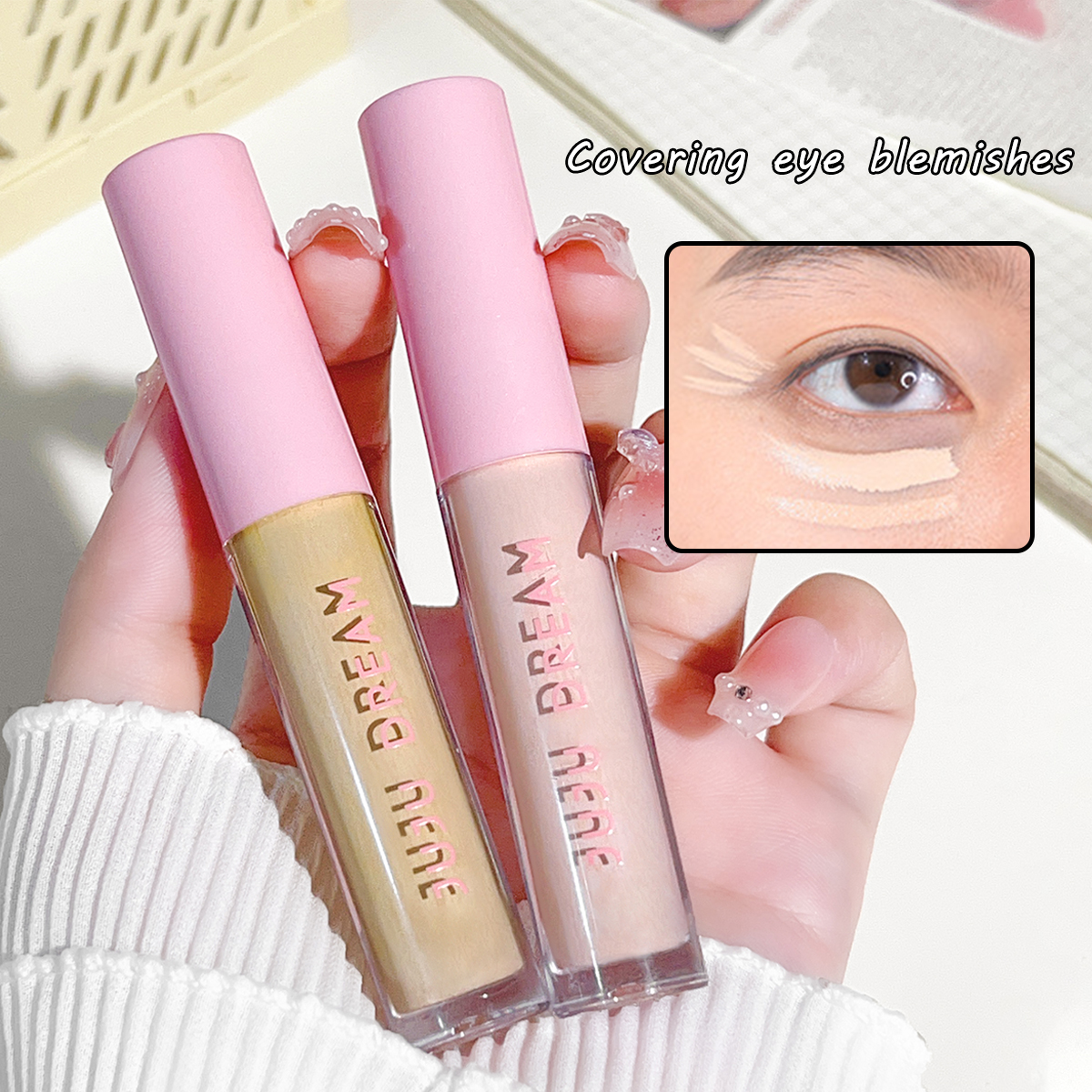 Lightweight, hydrating concealer conceals blemishes, acne marks, dark ...