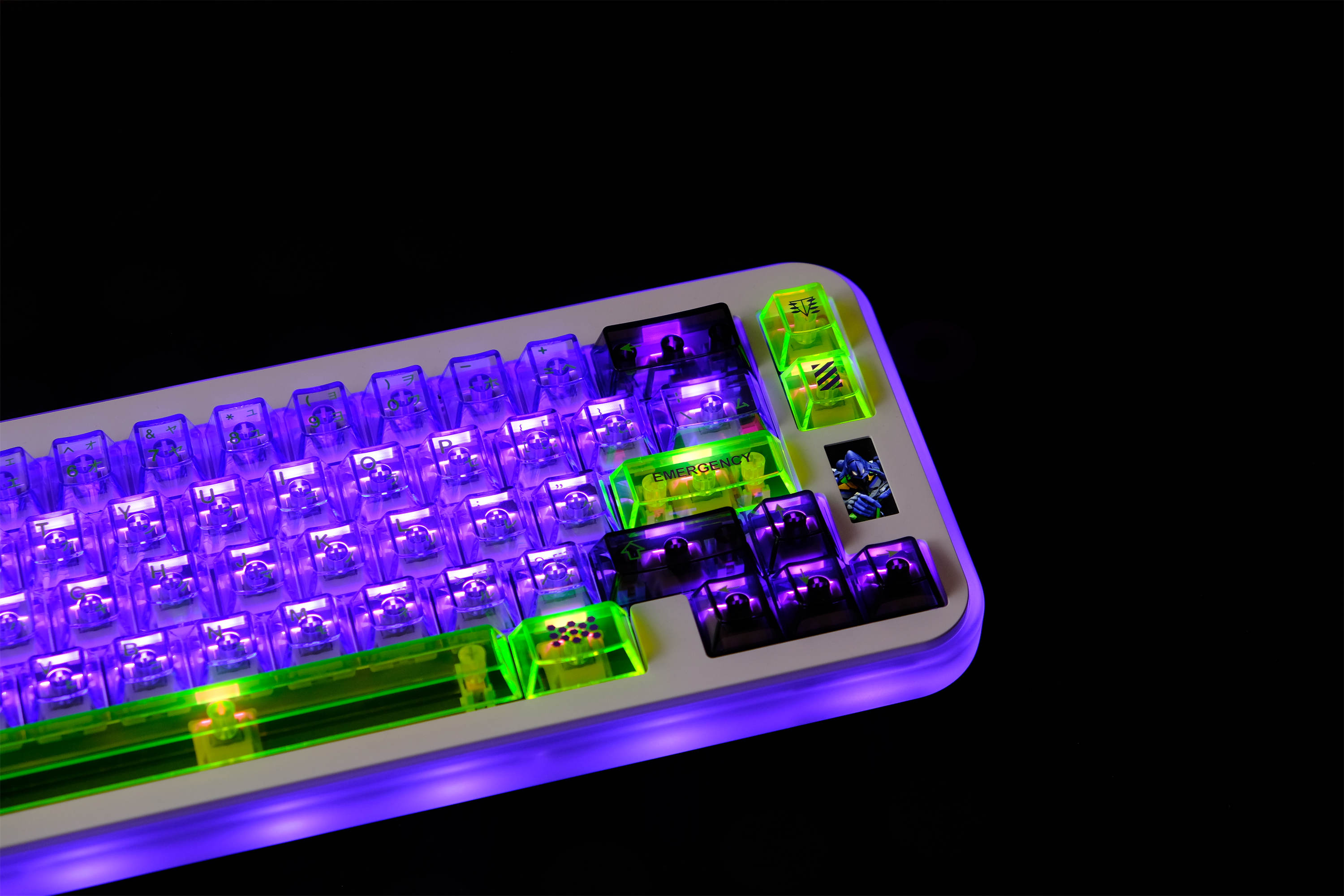 EVA MECHA-01 Keycap 171/152 Keys PC/PBT Material Cherry Profile DYE-SUB ...