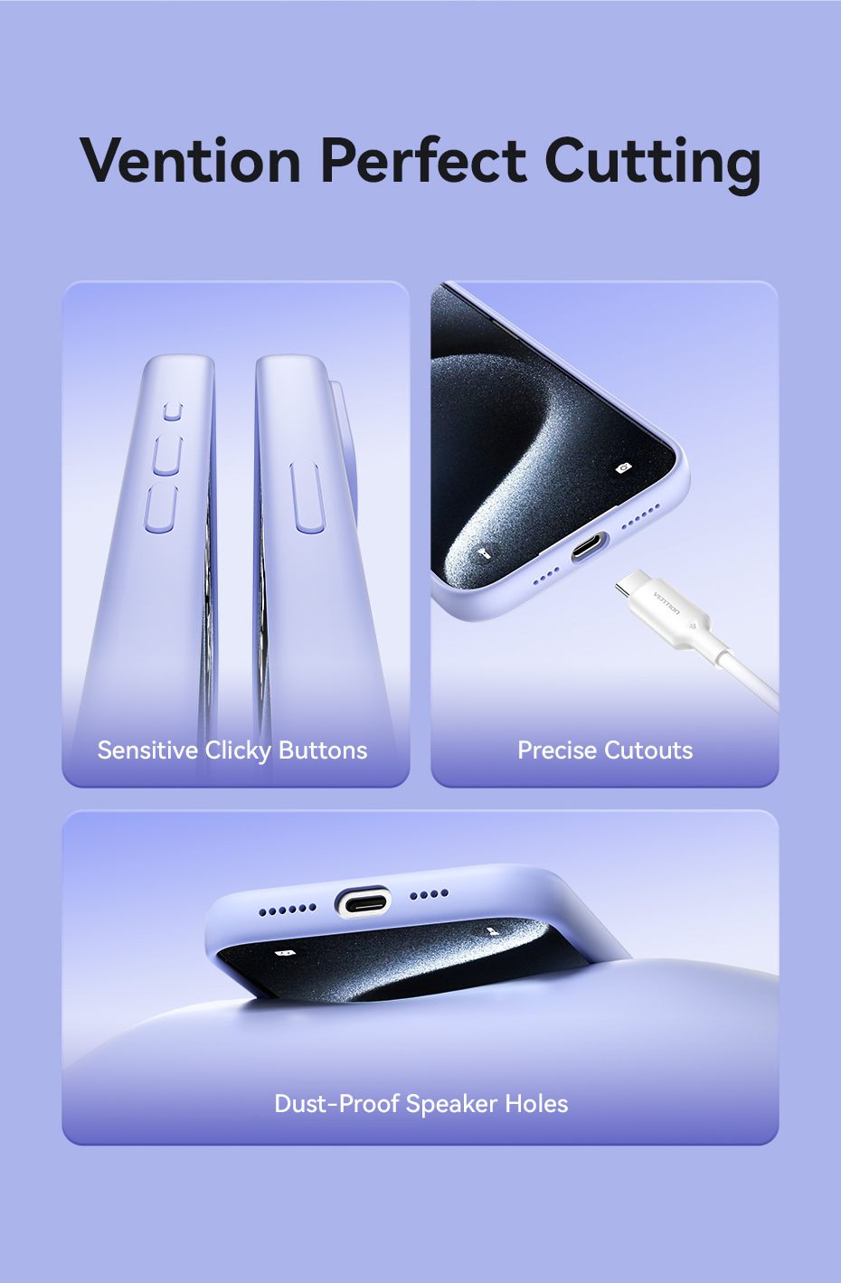 Vention Liquid Silicone Phone Case with MagSafe for iPhone 16 pro max ...