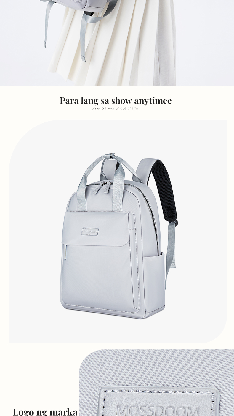 MOSSDOOM Boutique Women's Backpack Fashion College Backpack | Shopee ...