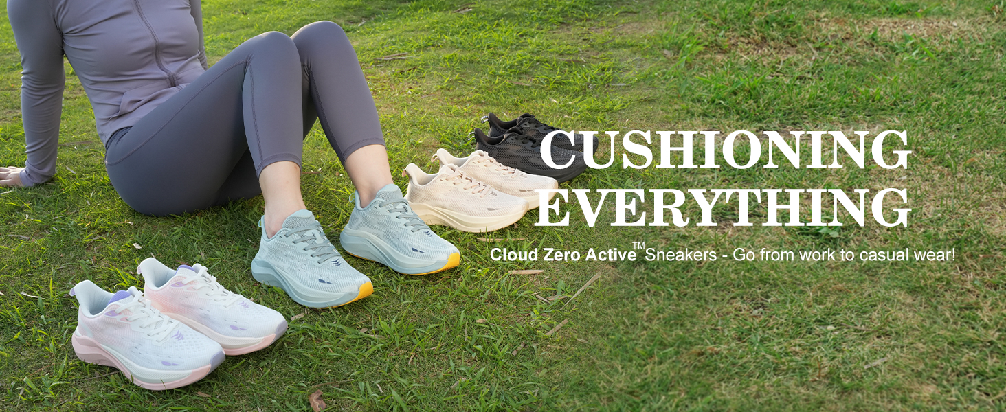 Hawkwell Women's Knit Walking Shoes Running Shoes Nurse Shoes-Cushy ...