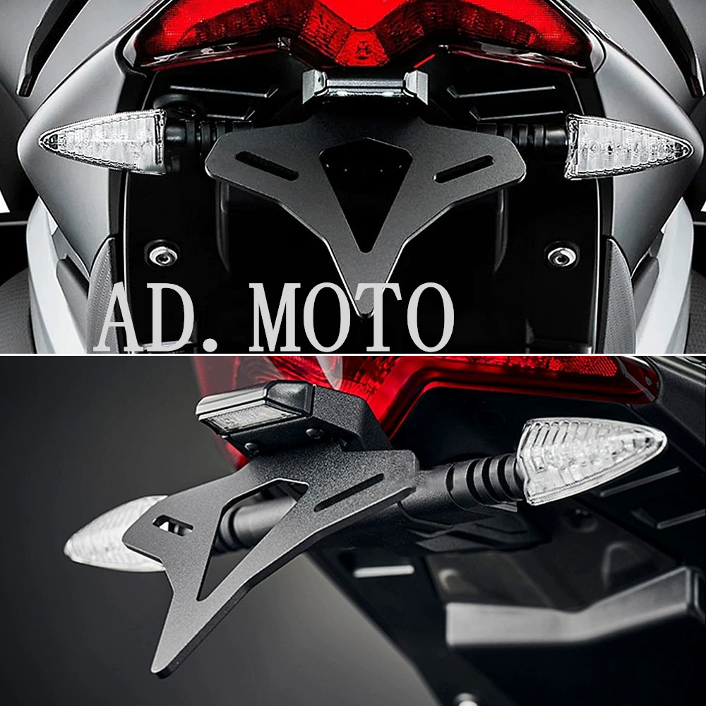 Motorcycle License Plate Holder Fender Eliminator Registration Bracket ...