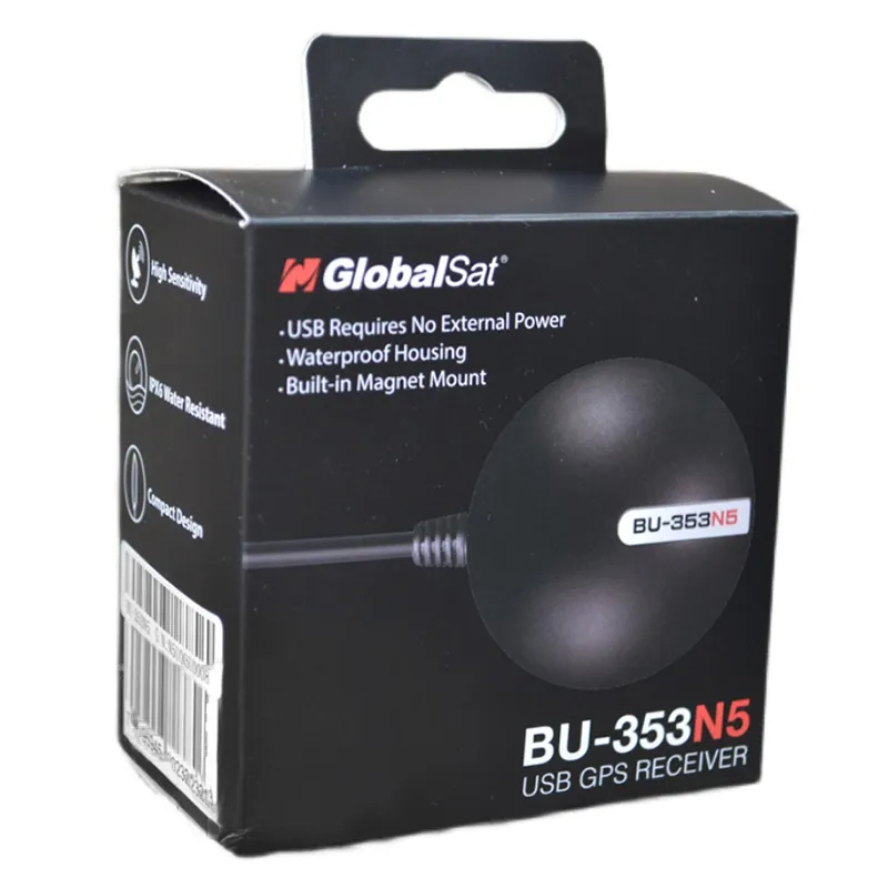 GlobalSat BU-353N5 USB GPS Receiver Replace BU-353S4 Satellites ...